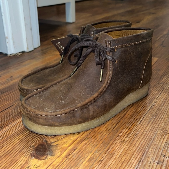 Clarks | Shoes | Clarks Originals Leather Wallabees Shoes | Poshmark